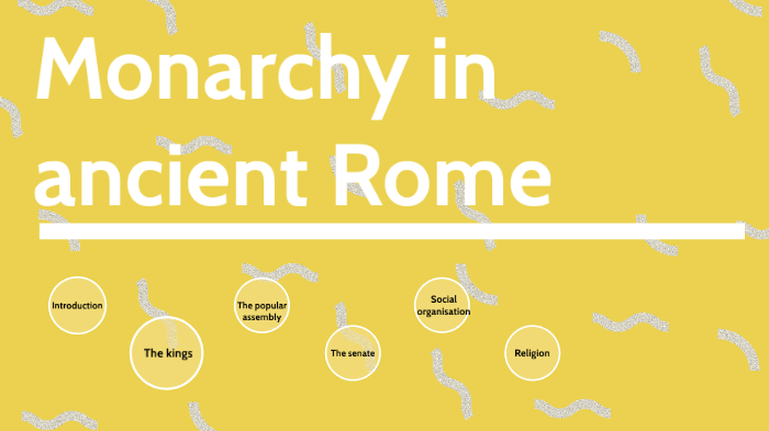Monarchy in ancient Rome by Ana vallecillo romero on Prezi