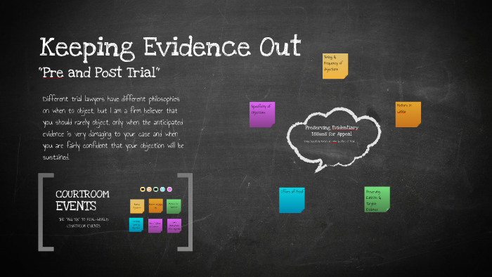 Keeping Evidence Out by Sean Hunt on Prezi