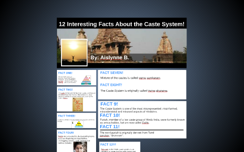 12 Interesting Facts About the Caste System! by Chocobunny12345 on Prezi