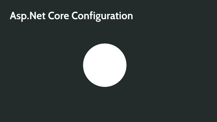 Asp.Net Core Configuration by Matthew on Prezi