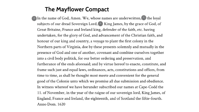 Mayflower Compact by Corey Ayers on Prezi