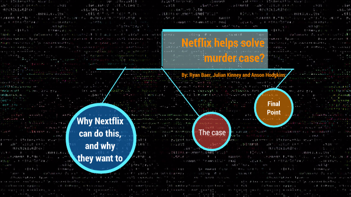Netflix Helps Solve Murder Case? by Dat Boi on Prezi