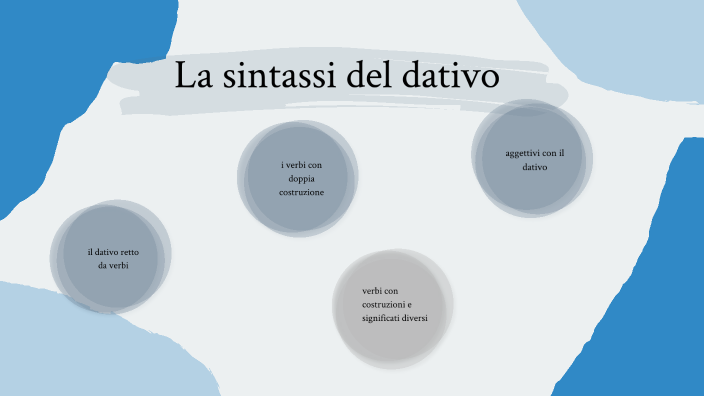 la sintassi del dativo by sofia gagliano on Prezi