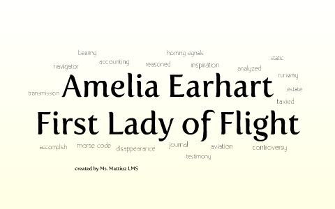 Amelia Earhart by Erica Mattiuz on Prezi