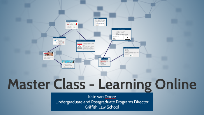 Master Class Series: Learning Online by on Prezi
