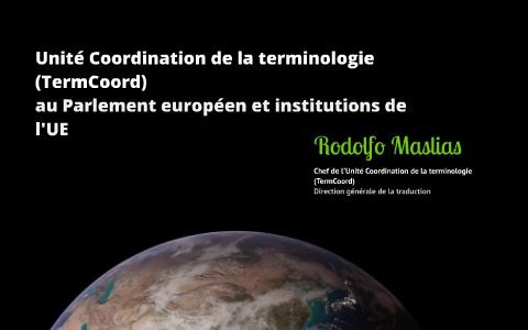 FR-TermCoord presentation for external by TermCoord EP on Prezi