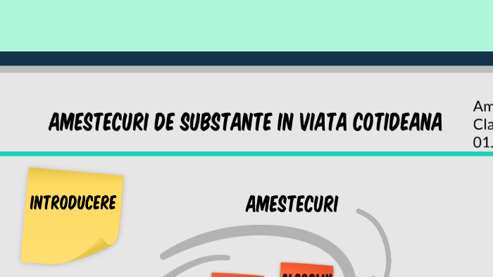Amestecuri De Substante by Gabriel Amarandei on Prezi