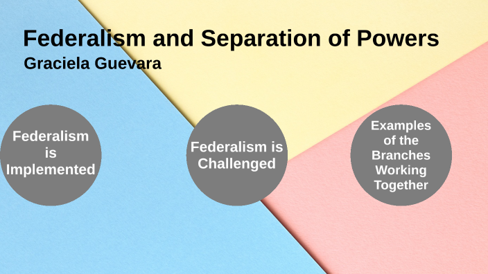 Federalism and Separation of Powers by Graciela Guevara on Prezi