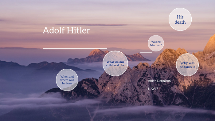 Adolf Hitlers Life by Aidan Dennison on Prezi