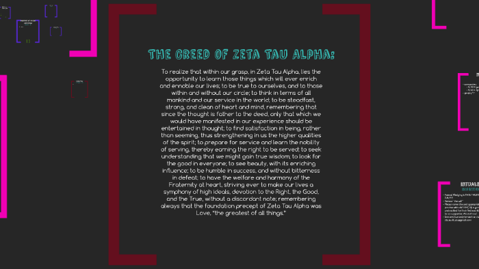 The Creed of Zeta Tau Alpha by Leslie DeRossi on Prezi