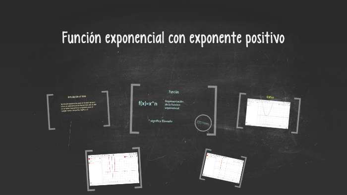 Función exponencial con exponente positivo by Antonia Pezo