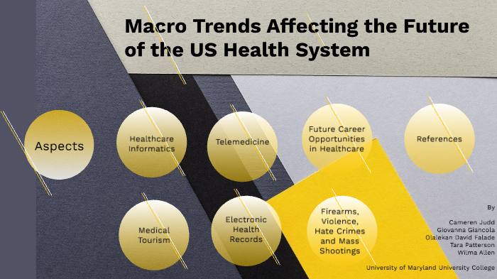 Macro-Trends Affecting the Future of the US Health System by Wilma ...