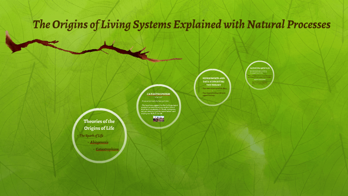 The Origins of Living Systems Explained with Natural Systems by ...