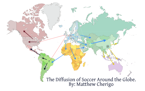 Diffusion of soccer around the globe by Matthew Cherigo on Prezi