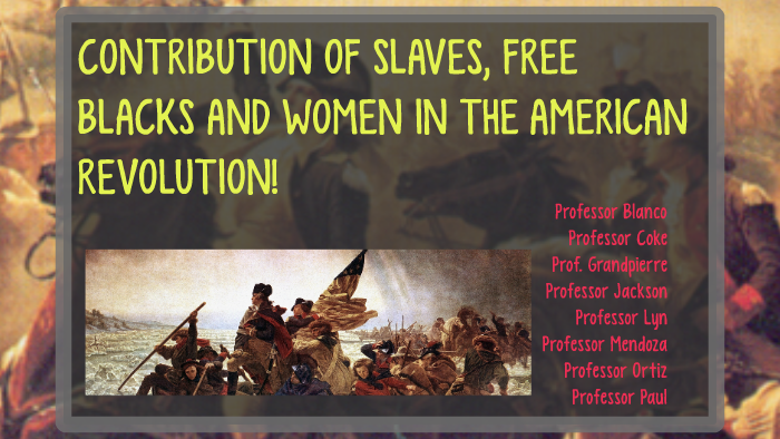 How African Americans got into the American Revolution by Keyera Lyn on ...