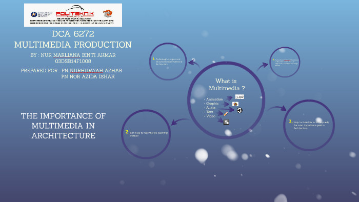 THE IMPORTANCE OF MULTIMEDIA IN ARCHITECTURE by NUR MARLIANA on Prezi