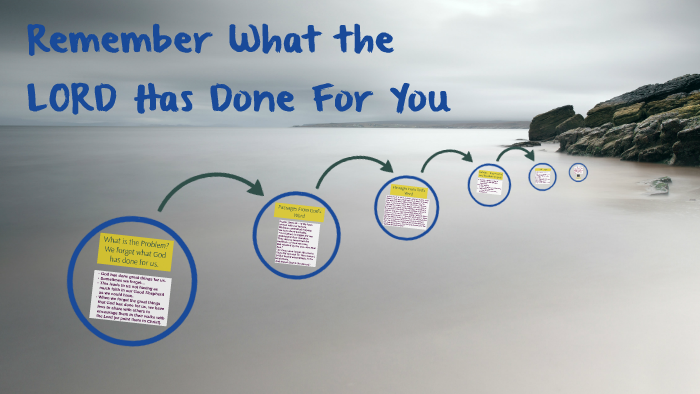 Remember What the LORD Has Done For You by J Nelson on Prezi