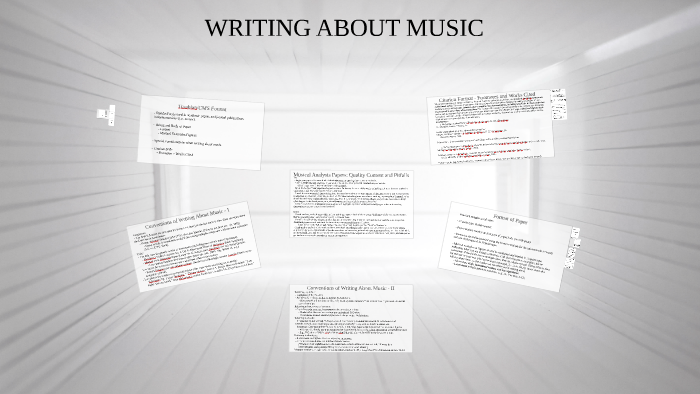 WRITING ABOUT MUSIC by peter learn on Prezi