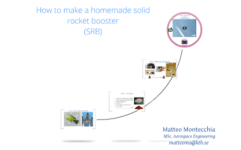 How to make a homemade solid rocket booster (SBR) by Matteo Montecchia ...