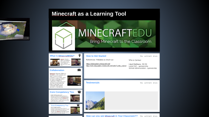 Minecraft as a Learning Tool by Marji Basso on Prezi