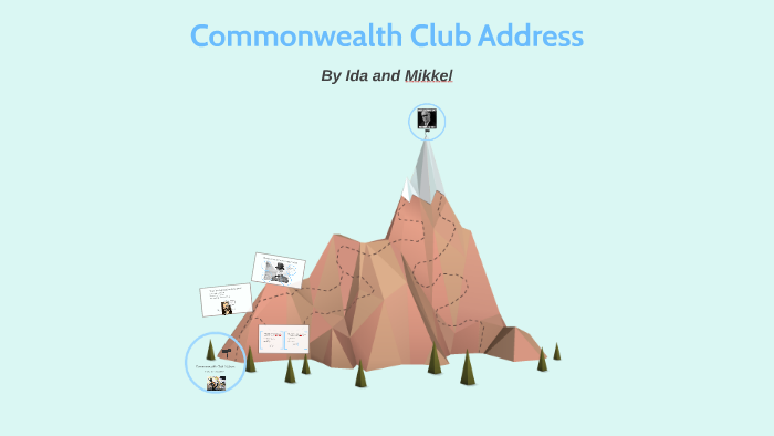 Commonwealth Club Address by Ida Solkær on Prezi
