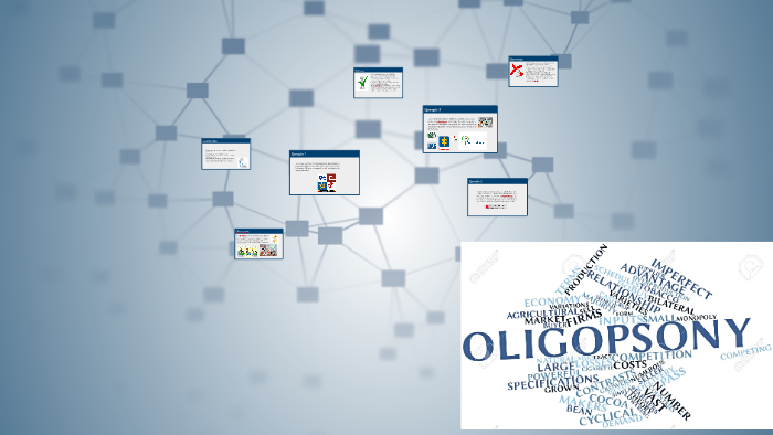 El oligopsonio es un tipo de mercado en el que hay pocos dem by daniel ...