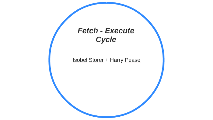 Fetch - Execute Cycle by Harry Pease on Prezi