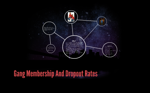 Gang Membership And Dropout Rates by Brandon Towns on Prezi