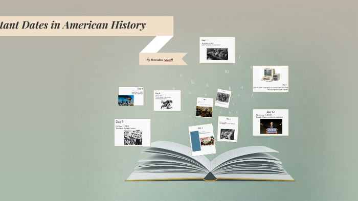 10 Most Important Dates in American History by Brandon Sewell on Prezi