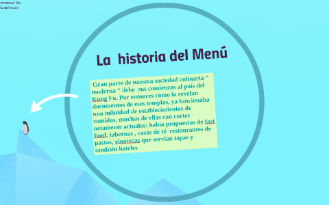 La historia del Menú by Orfanery Avendaño on Prezi