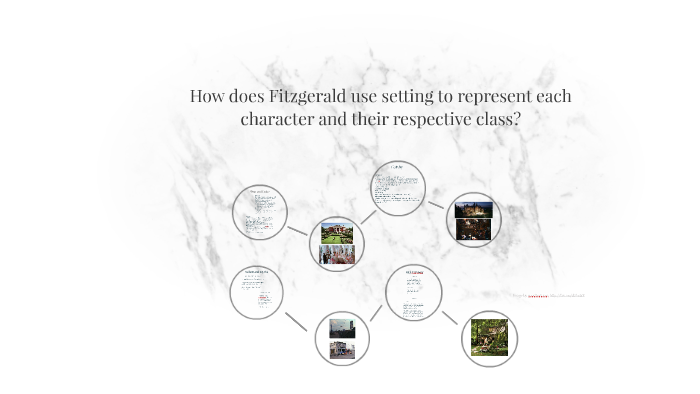 How does Fitzgerald use setting to represent each character by Sabrina ... How does Fitzgerald use setting to represent each character by Sabrina ...