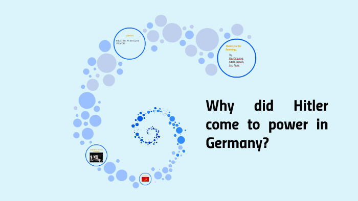 Why did Hitler come to power in Germany? by Jina Amin on Prezi