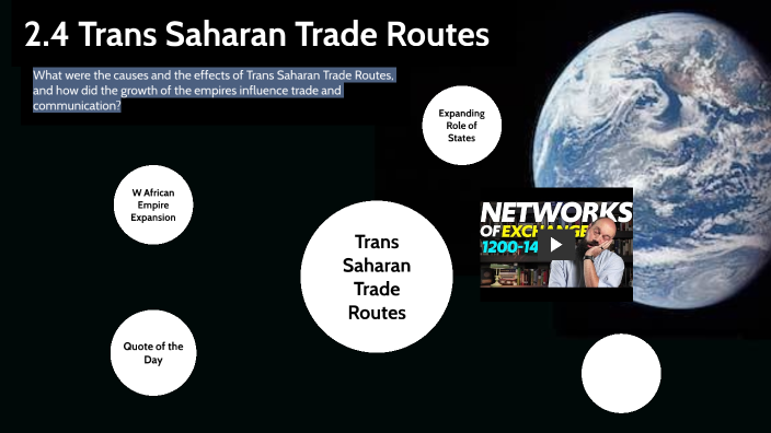 2.4 Trans Saharan Trade Routes by Enrique Romero on Prezi