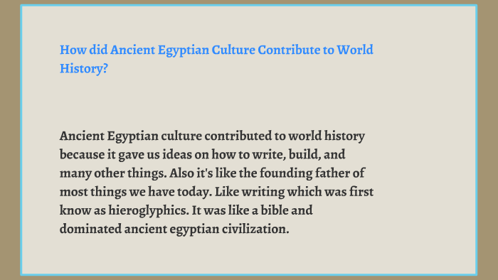 Ancient Egypt by Elijah Whitehead on Prezi