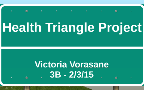 Health Triangle Project by Victoria Vorasane