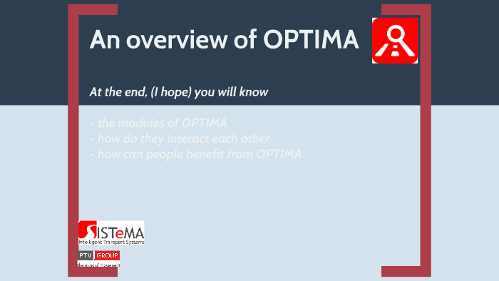 Optima Presentation by Luca Paone on Prezi