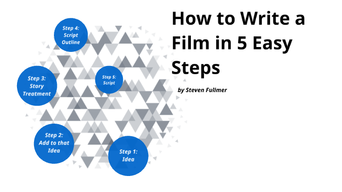 How to Write a Film in 5 Easy Steps by Steven Fullmer on Prezi