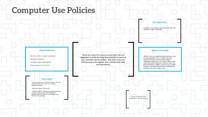 Computer Use Policies by Evelin Armendariz on Prezi