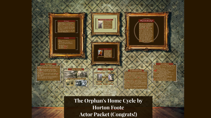 The Orphan's Home Cycle - Actor Packet (Congrats!) by Lauren Tidmore on ...