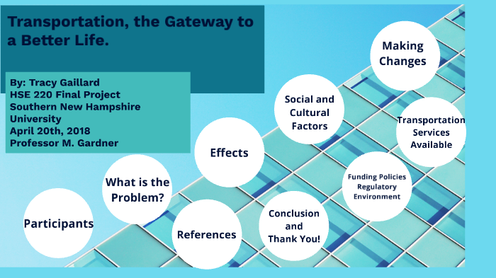 Transportation, the Gateway to a Better Life by Tracy Gaillard on Prezi