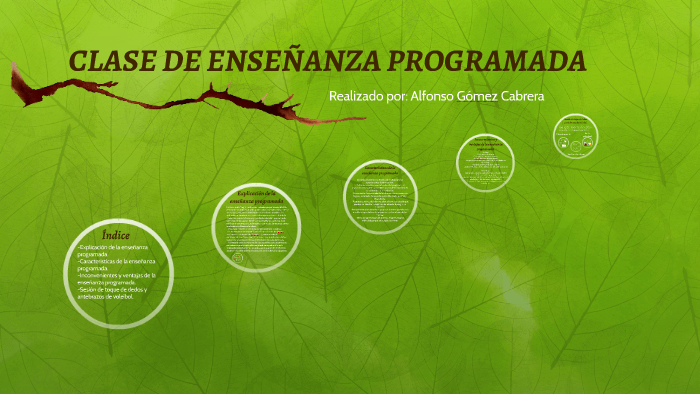 Clase de enseñanza programada by alfonso gomez on Prezi