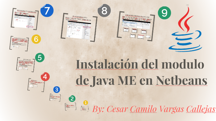 Instalacion del modulo de Java ME en Netbeans by Camilo Vargas on Prezi