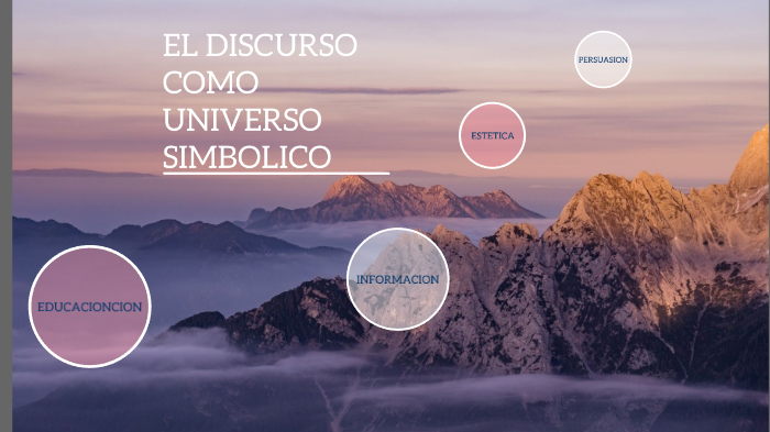 EL DISCURSO COMO UNIVERSO SIMBOLICO by rocio jimenez on Prezi