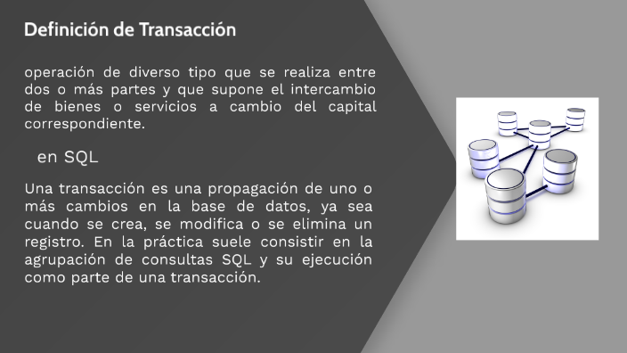 Transacciones en SQL by HAROLD MANUEL MARQUEZ MONTILLA on Prezi