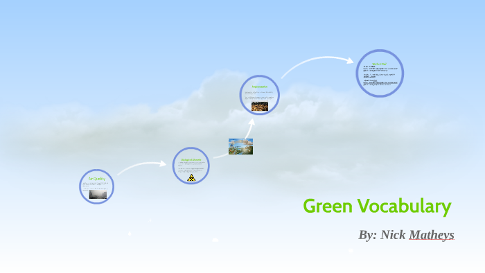 Green Vocabulary by Nick Matheys on Prezi Next
