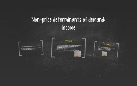Non-price determinants of demand: by Sheylita Alvarez on Prezi