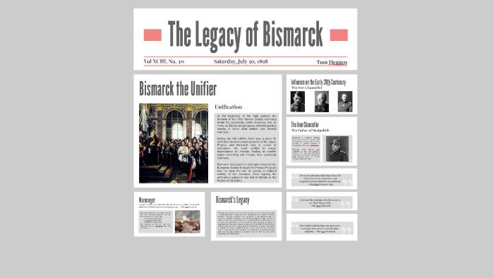 The Legacy of Bismarck by Tom Heggen on Prezi