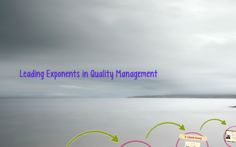 Leading Exponents in Quality Management by Sandra Morales Kott on Prezi