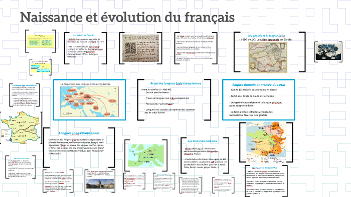 Naissance et évolution du français by Ezechiel Thibaud on Prezi