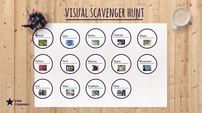 Visual Scavenger Hunt by Christine Aniakor
